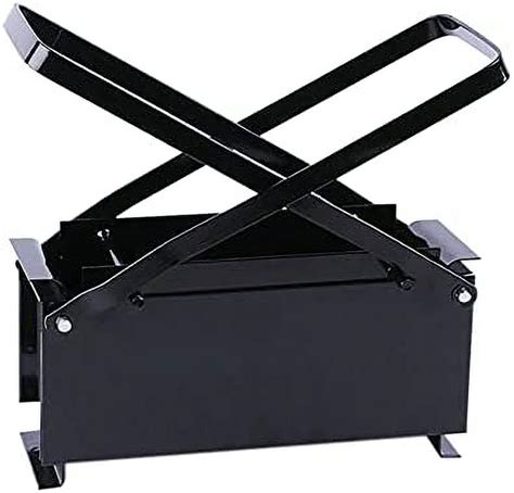 Paper Log Briquette Maker Manual Paper Press Machine Durable Iron Paper Log Maker Brick Maker