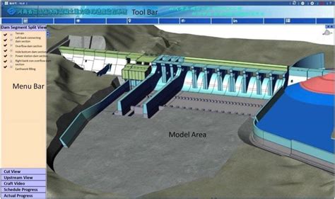Main Interface Of 4d Progress Monitoring System For Export Store Reservoir Download Scientific
