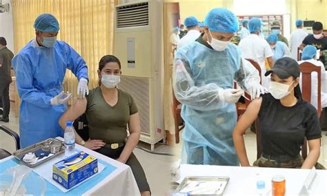 អ្នកសិល្បៈ៥ រូប ទទួលបាន ការចាក់ វ៉ាក់សាំង ការពារ កូ វីដ ១៩ រួចរាល់