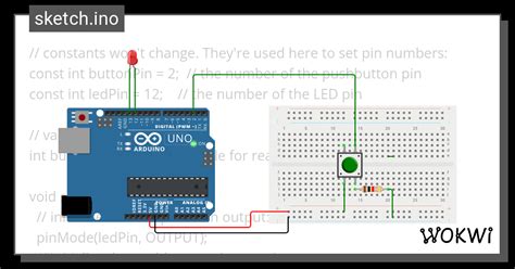 Pushbutton Wokwi Esp32 Stm32 Arduino Simulator