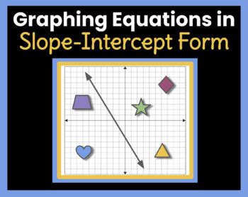 Graphing Linear Equations Drag Drop TpT