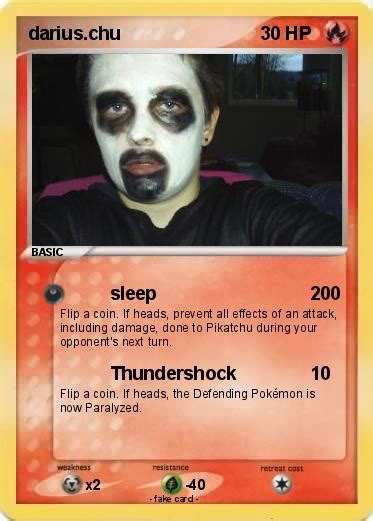 Pokémon Darius Chu Sleep My Pokemon Card