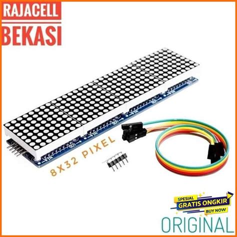 Jual 4 X Max7219 Dot Matrix Module 4in1 Display For Arduino Shopee