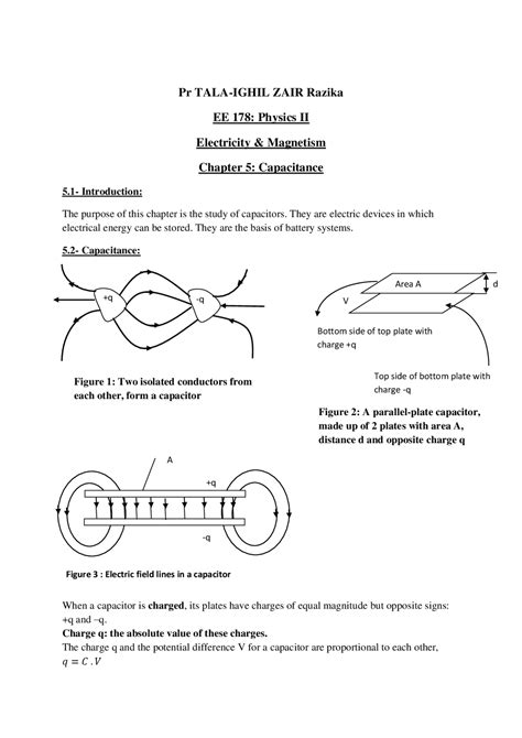 Exam Of Mathimatic And Electricity Exercises Chemistry Docsity