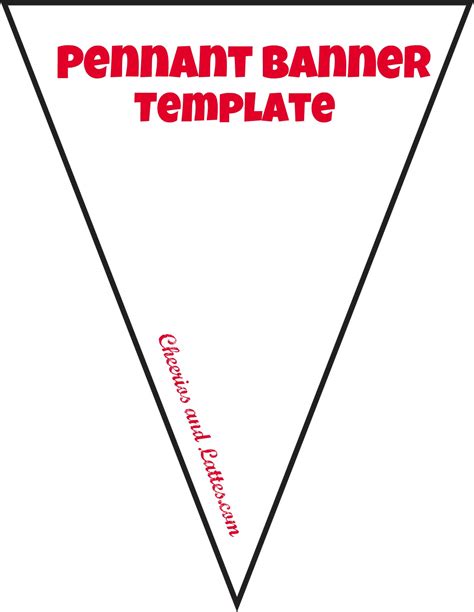 Pennant Template Printable Printable Calendars At A Glance
