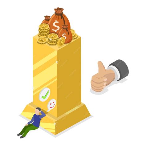 Premium Vector D Isometric Flat Vector Illustration Of Financial