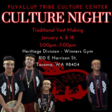 Culture Night Puyallup Tribe
