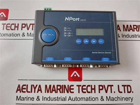 Moxa Nport 5410 4 Port Serial Device Server Aeliya Marine Tech