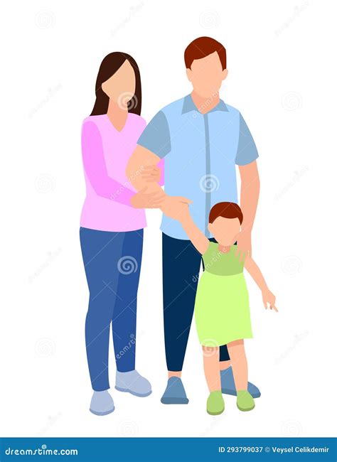 Cartoon Of Heterosexual Couple Of Man And Woman With Empty Speech