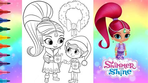 Shimmer Shine Coloring Pages