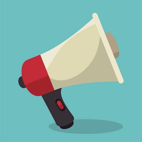 Premium Vector Megaphone Sound Isolated Icon Vector Illustration Design