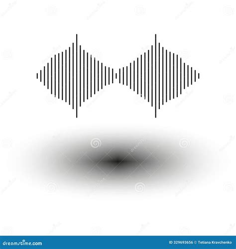 Abstract Sound Wave Geometric Vector Design Modern Minimalist Art