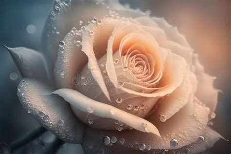 Sweet Color Roses In Soft Style For Background Neural Network Ai Generated Stock Illustration