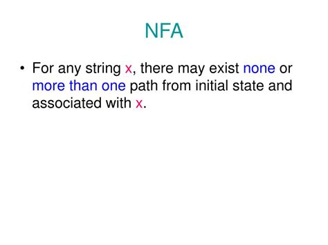 ppt lecture 7 from nfa to dfa powerpoint presentation free download