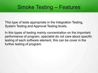 What Is Smoke Testing PPTX