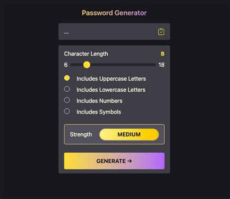 Github Lucianosantspasswordgenerator A Complete Password Generator
