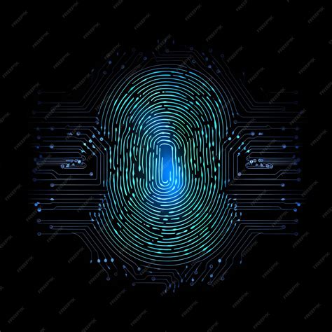 Premium Ai Image Artificial Intelligence Fingerprint Background