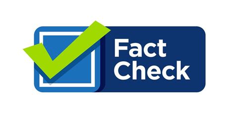 Premium Vector Fact Check Vector Design Checkmark On Box With Blue