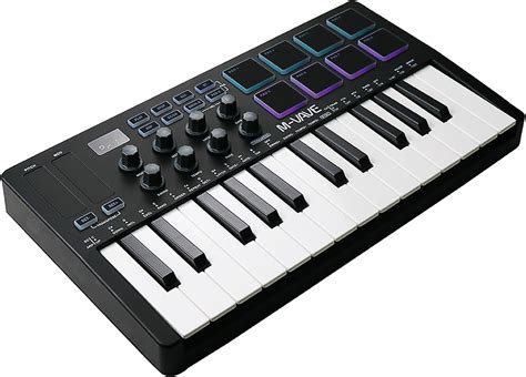 Amazon Com M VAVE Key USB MIDI Keyboard Controller With Backlit Drum Pads Piano Keyboard