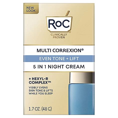 Roc Multi Correxion Even Tone Lift 5 In 1 Night Cream 17 Oz Shoprite