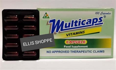 Multicaps Vitamins Food Supplement 100 Capsules Lazada Ph
