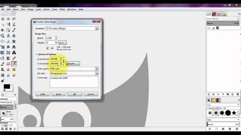 Mr Binet Gimp Tutorial Setting Up An 11x17 Poster In Gimp Youtube