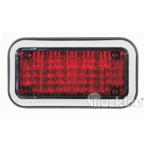 Truck Lite Led Perimeter Lights 3 X 7 Surface Mount Kit 92692r