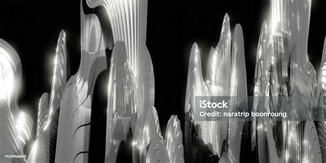 추상 배경 곡선 평행선 뒤틀린 모양 텍스처 3d 그림 0명에 대한 스톡 사진 및 기타 이미지 0명 3차원 형태 곡선 Istock