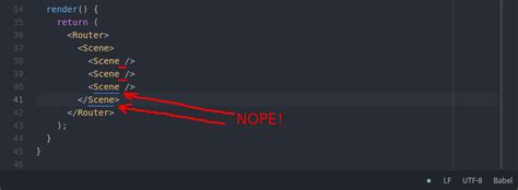 React Native Atom Incorrect Highlighting Of Nested Jsx Elements