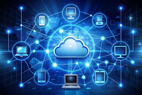 Nextgen Cloud Futureready Storage Networking Concept Premium Ai