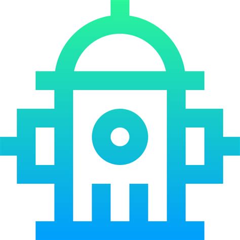 Hydrant Super Basic Straight Gradient Icon