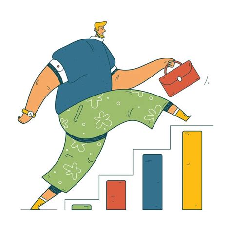 Empresario Analizando Datos Vector Premium