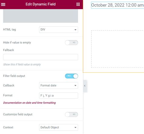 Dynamic Field Widget Overview — Jetengine Crocoblock