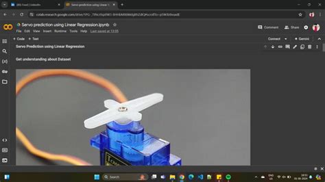 Neelam Rajput On Linkedin Machinelearning Firstproject Linearregression Servoprediction