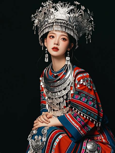 苗疆女子︳苗族服饰 小红书