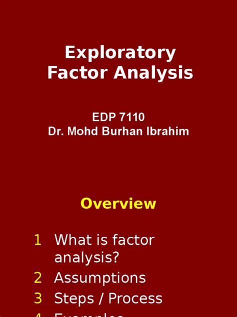 Exploratory Factor Analysis Pdf Factor Analysis Correlation And