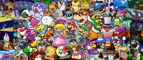 The Ultimate Paper Mario Collage By Kawaiiwonder On Deviantart