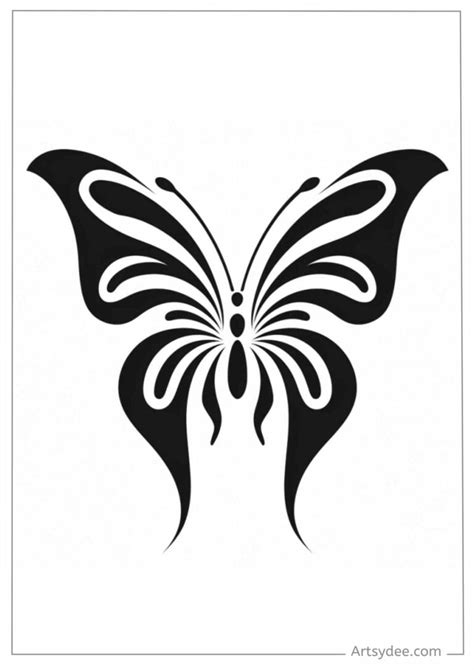 38 Free Butterfly Stencil Templates Flutter Into Creativity