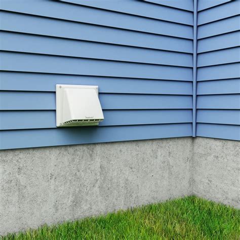 Imperial 4 In Plastic Hood Dryer Vent Cap In White Steel Hood Fan