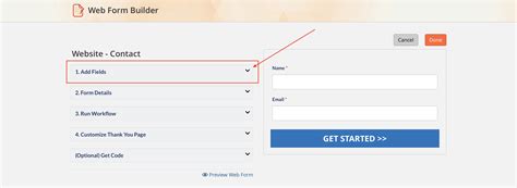 create a web form rei blackbook