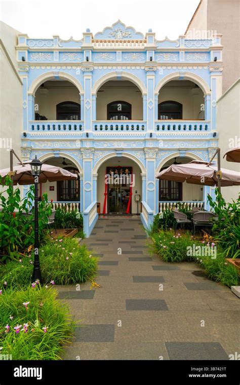 Baba House At Jalan Tun Tan Cheng Lock Street In Malacca China Town