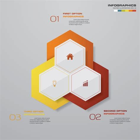 Premium Vector 3 Steps Process Design Infographics Element