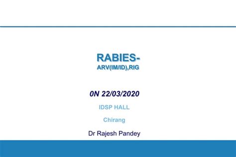 Rabies Ppt Rajesh Ppt