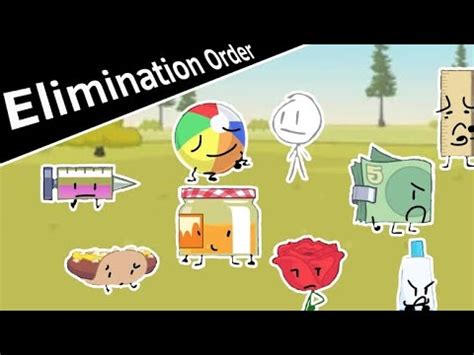 Bfdie Elimination Order As Of Bfdie 9 Youtube