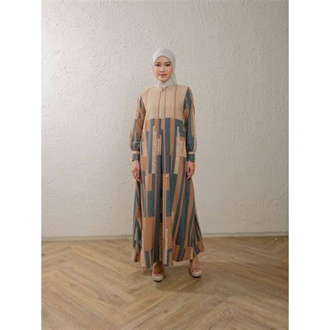 Jual Muda Official New Ishwari Dress Walnut Shopee Indonesia