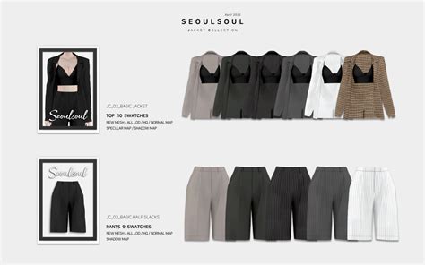 Seoulsoul Sims 4th Soul T Jacket — Shinybacon Cc Finds