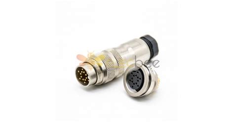 Elecbee M Connector Pin Male Plug Socket Female For Cable Solder Type