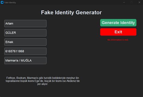 Github Thewoorens Identitybuilder This Project Is A Simple And User Friendly Random Id