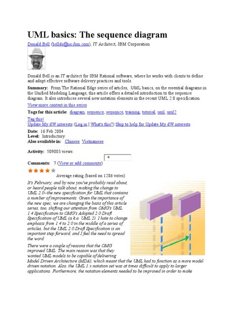 sequence diagram pdf unified modeling language control flow