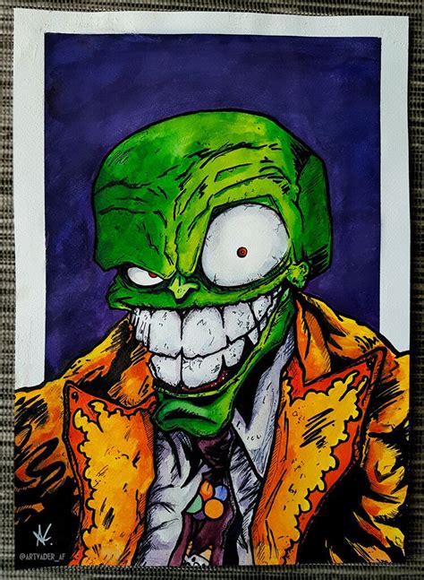 The Mask Big Head Artur Frazão The Mask Cartoon Dope Cartoon Art